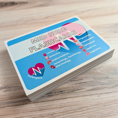 Med Surg Flashcards – The Nursing School Shop