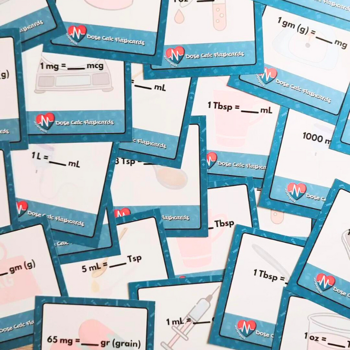 Dose Calc Conversion Factor Flashcards – The Nursing School Shop